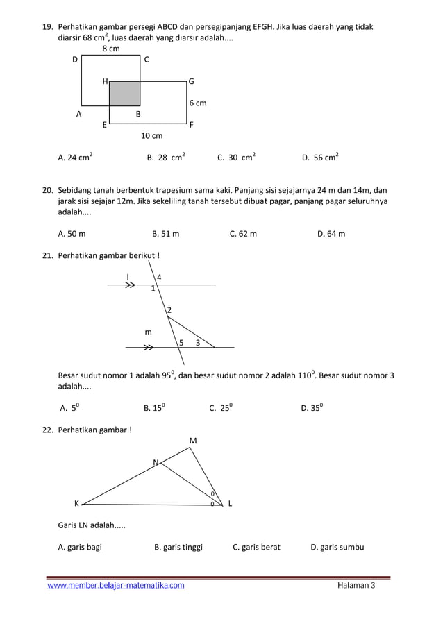 Share Soal UN MTK | PDF