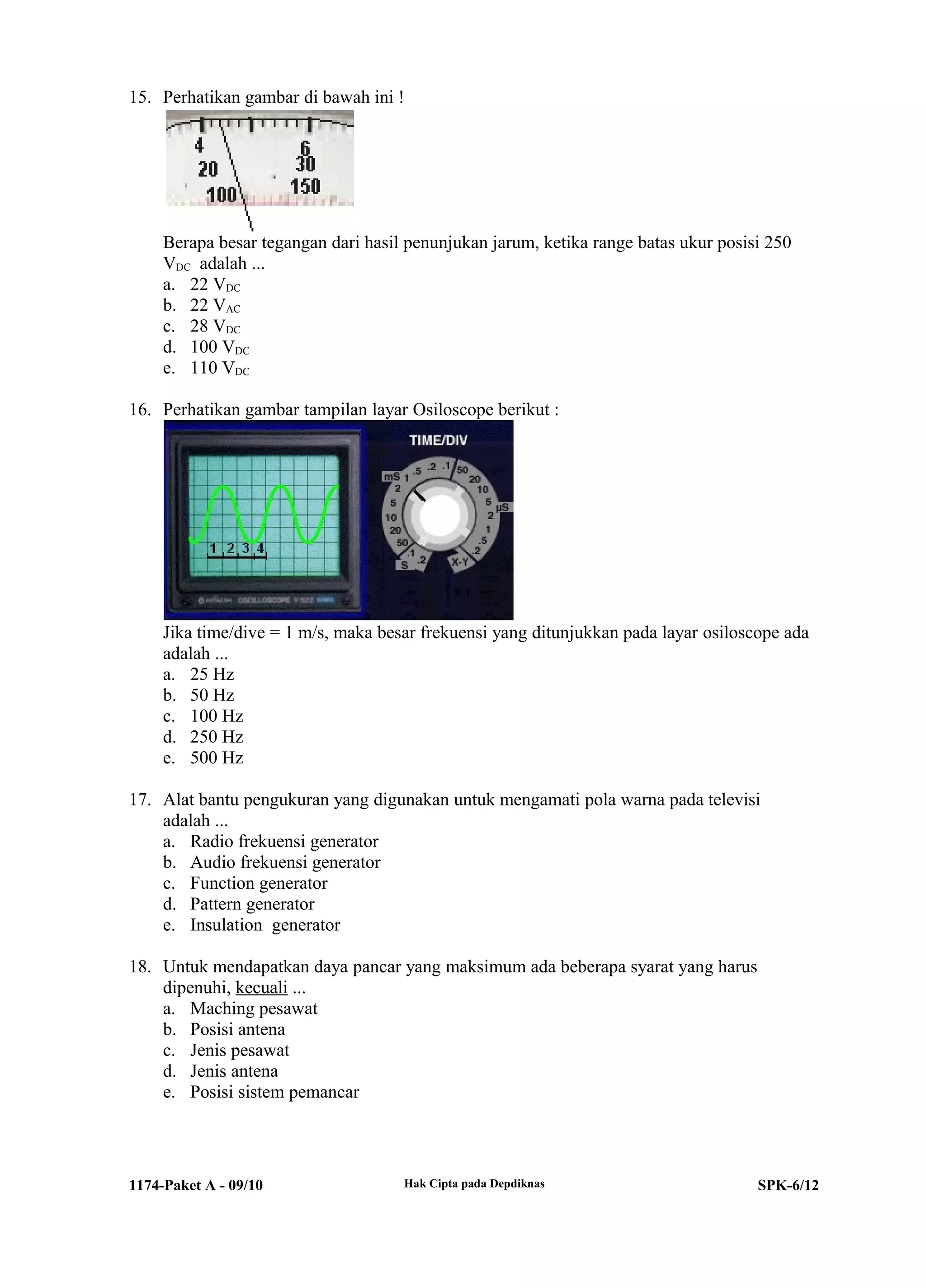 Soal UN produktif TAV | DOC