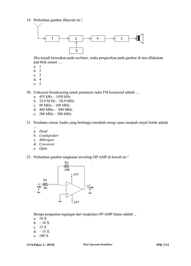 Soal UN produktif TAV | PDF