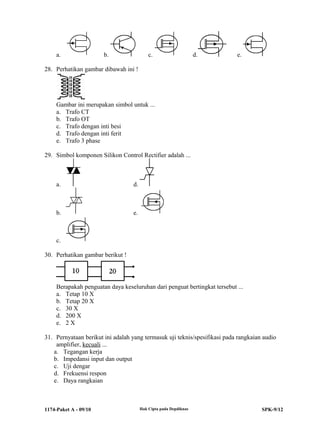 Soal UN produktif TAV | DOC
