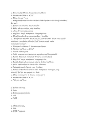 Soal uts 1 6 semester 2 | DOCX