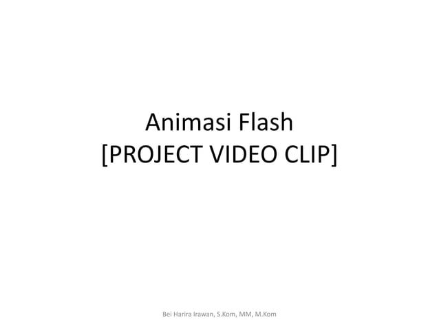 Soal UTS Animasi Flash | PPTX
