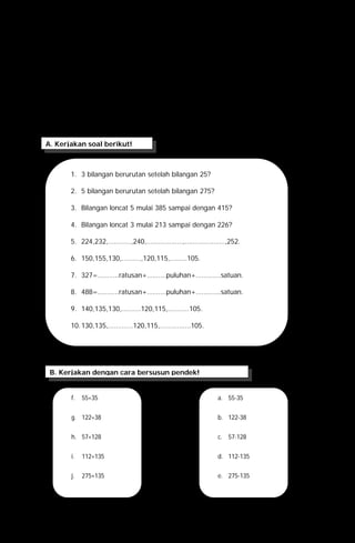 Soal uts matematika kelas 6 sd semester genap | PDF