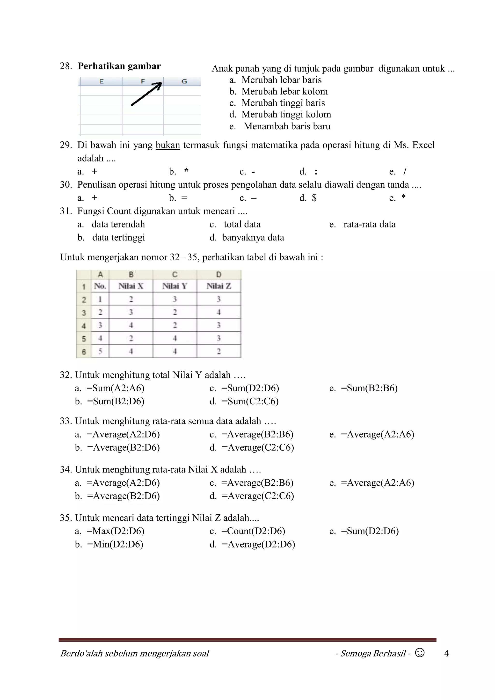 Soal uts tik xi genap | DOCX