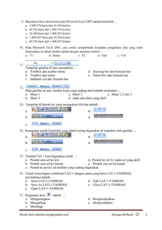 Soal uts tik xi genap | DOCX