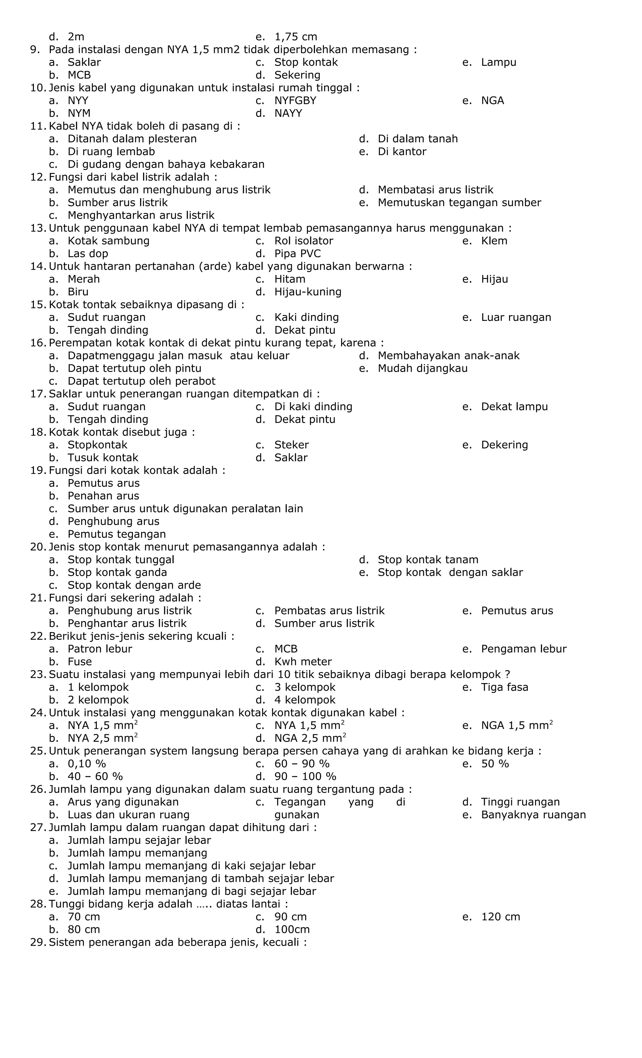 Soal uub sem ganjil 2009 2010 | DOC