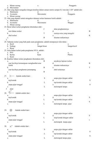 Soal uub sem ganjil 2009 2010 | DOC