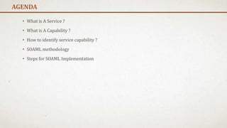 Soaml service Identification | PPTX