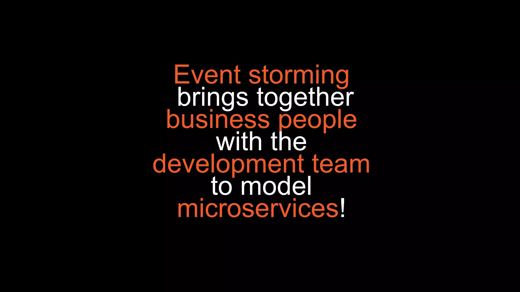 Microservices Using Event Storming | PPTX
