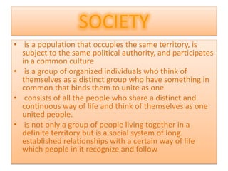 Chapter 3 - Social Structure | PPTX