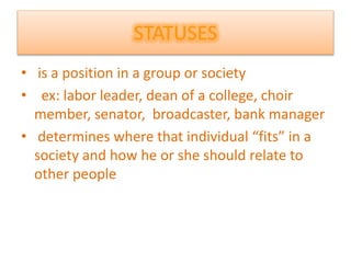 Chapter 3 - Social Structure | PPTX