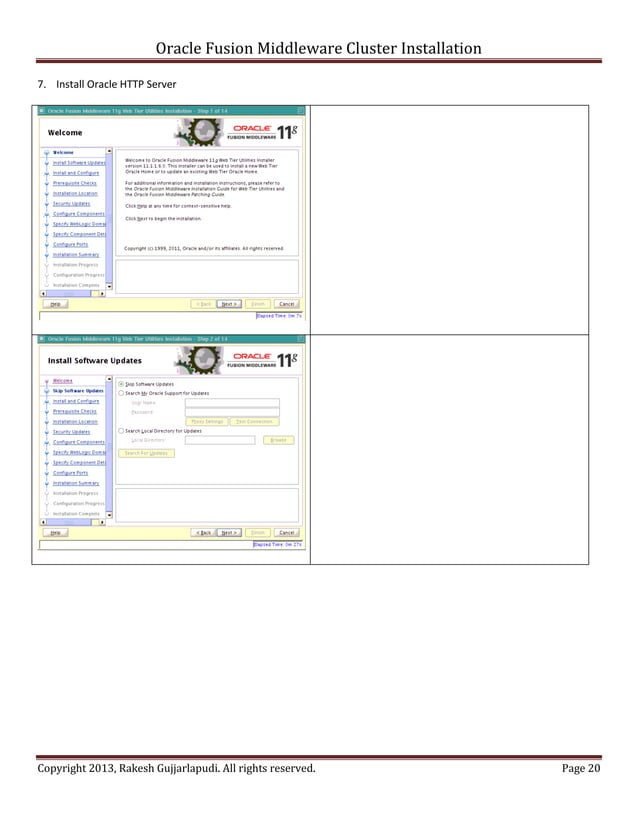 SOA OSB suite cluster installation | PDF | Cloud Computing | Internet