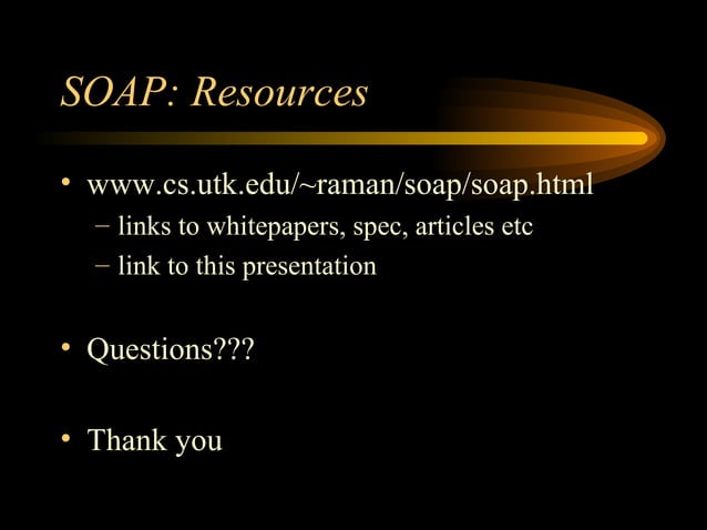 SOAP:Simple Object Access Protocol -XML-RPC | PPT