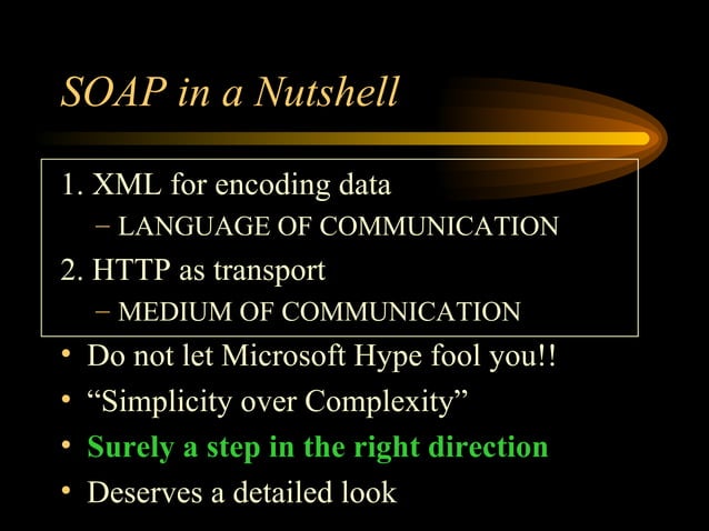 SOAP:Simple Object Access Protocol -XML-RPC | PPT