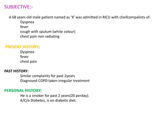 case presentation on cOPD | PPTX