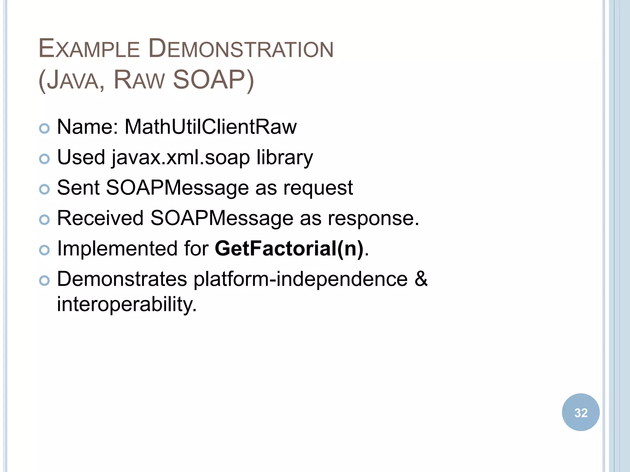 SOAP--Simple Object Access Protocol | PPTX