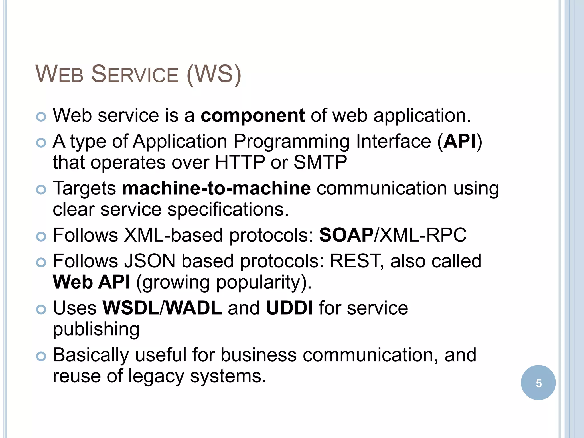 SOAP--Simple Object Access Protocol | PPTX | Internet | Computing