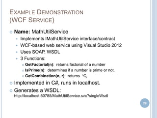 SOAP--Simple Object Access Protocol | PPTX | Internet | Computing
