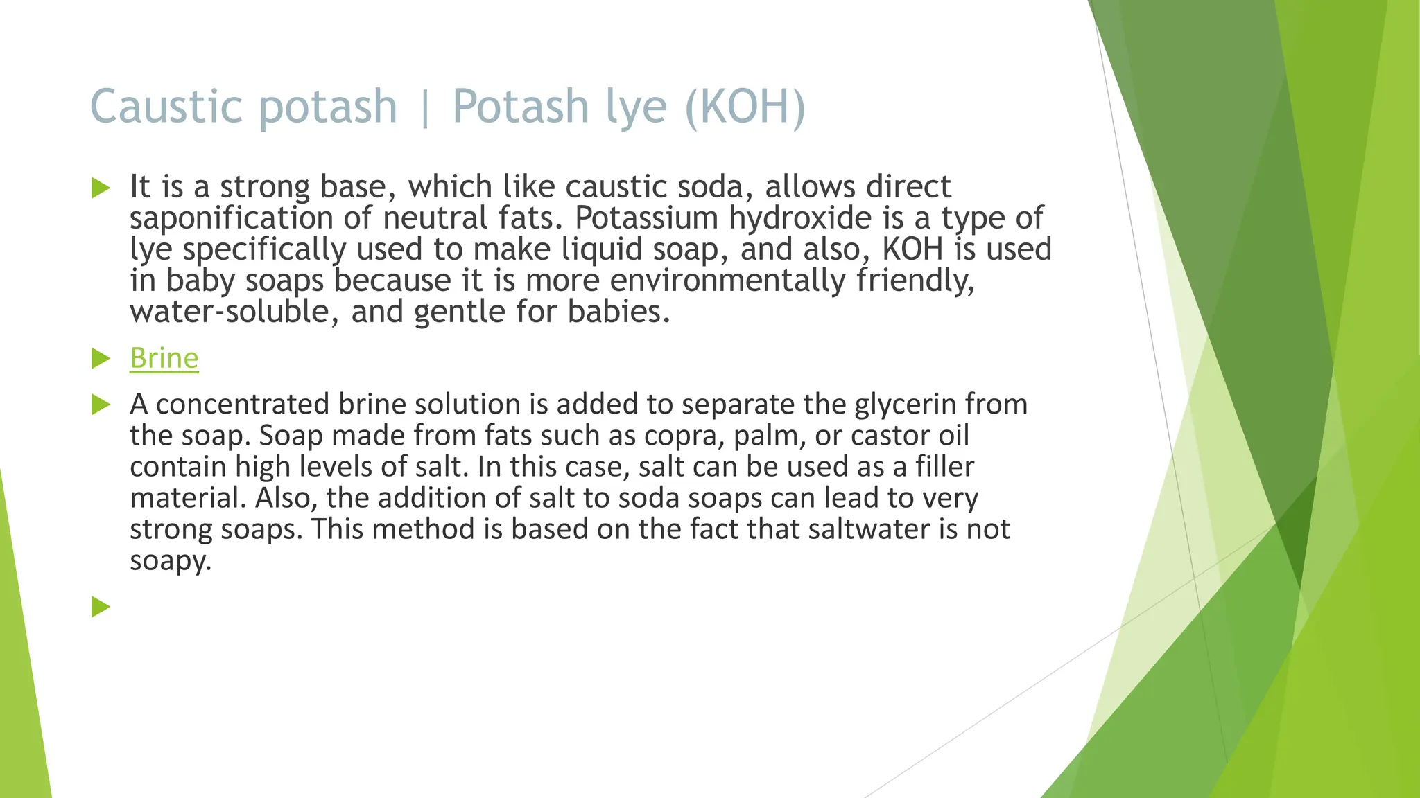 Soap and detergent making process of Technology | PPTX