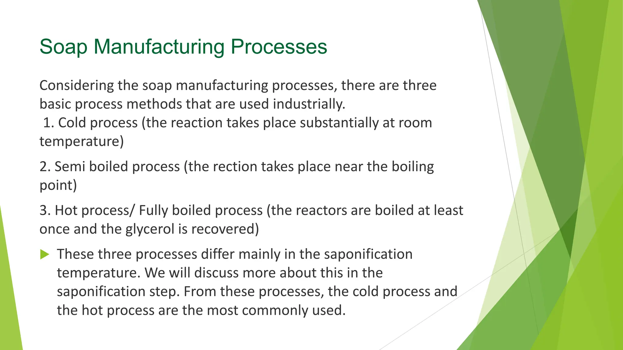 Soap and detergent making process of Technology | PPTX