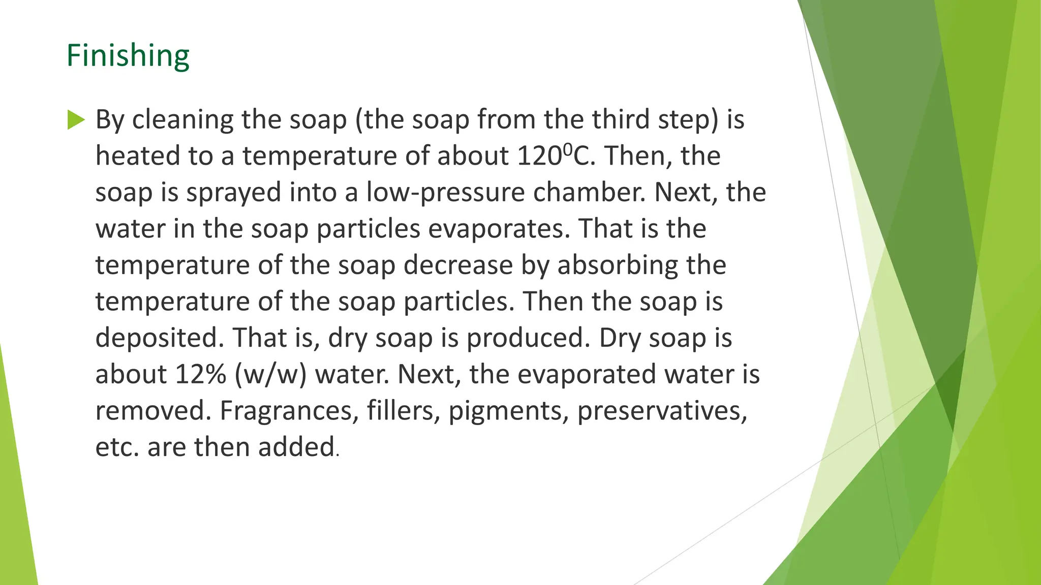 Soap and detergent making process of Technology | PPTX