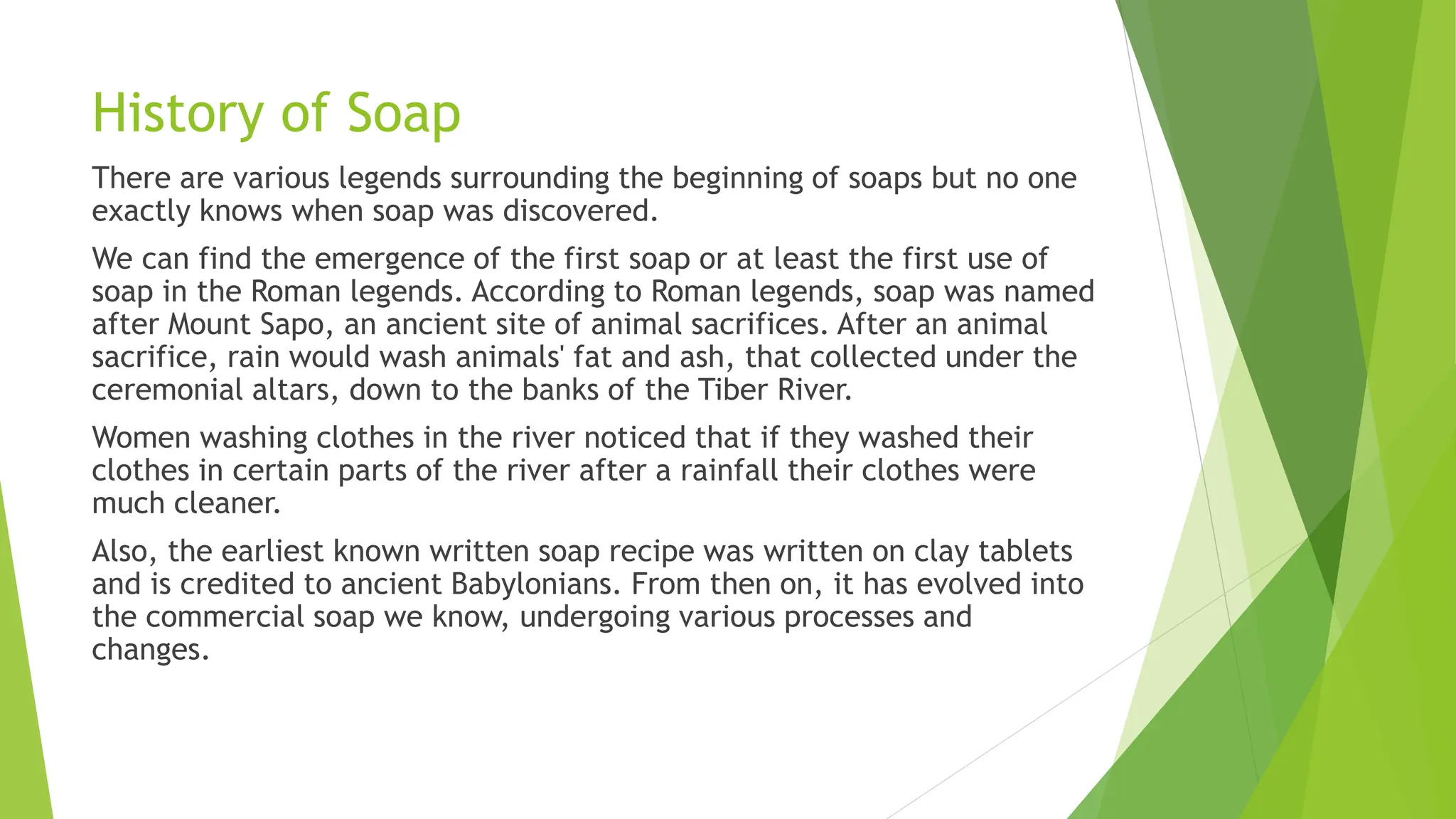 Soap and detergent making process of Technology | PPTX