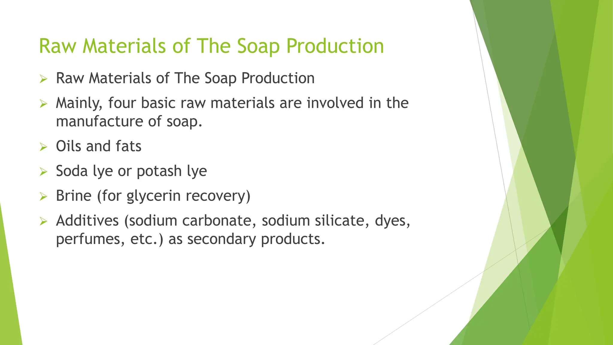 Soap and detergent making process of Technology | PPTX