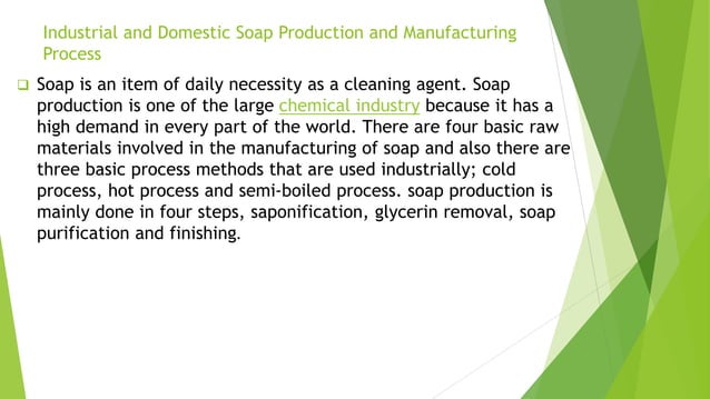 Soap and detergent making process of Technology | PPTX