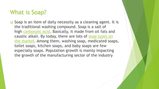 Soap and detergent making process of Technology | PPTX
