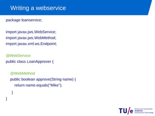 Using Java to implement SOAP Web Services: JAX-WS | PPT