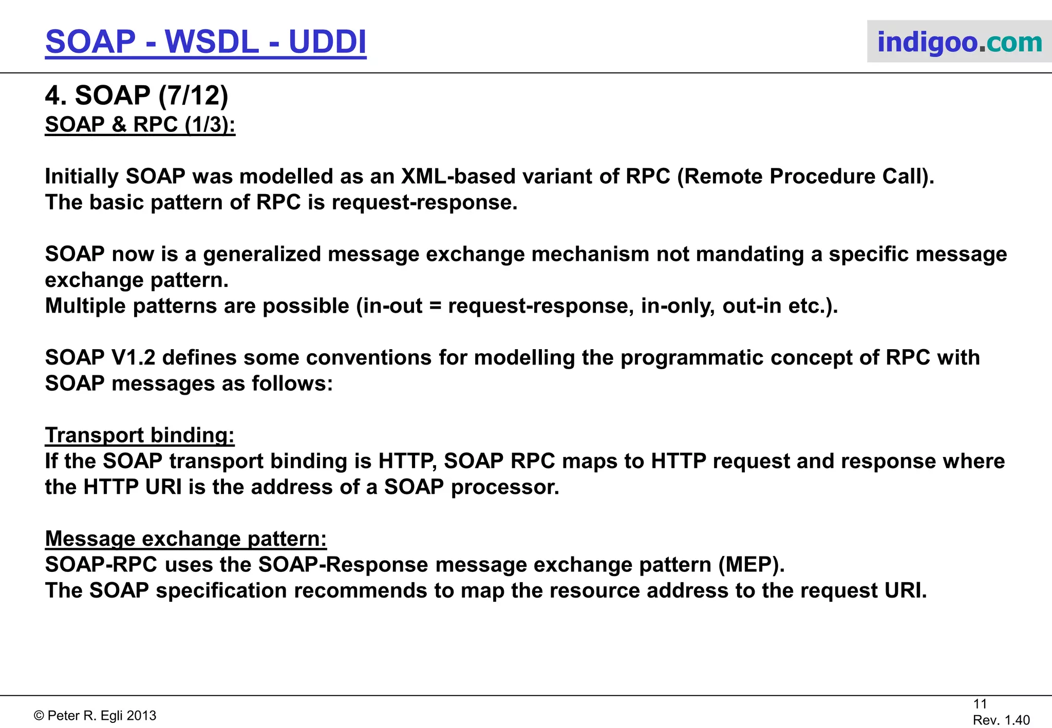 Web Services (SOAP, WSDL, UDDI) | PDF