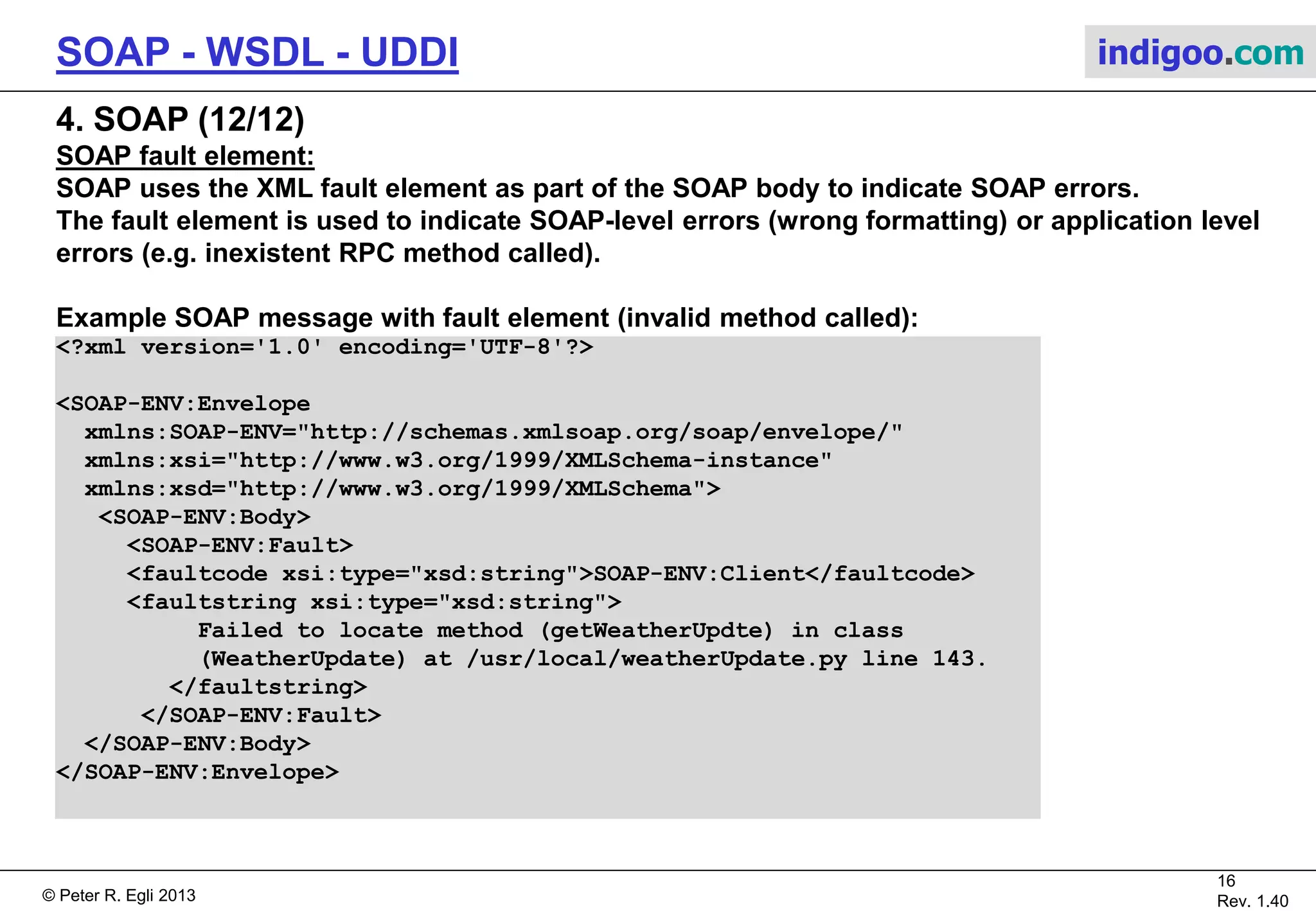 Web Services (SOAP, WSDL, UDDI) | PDF