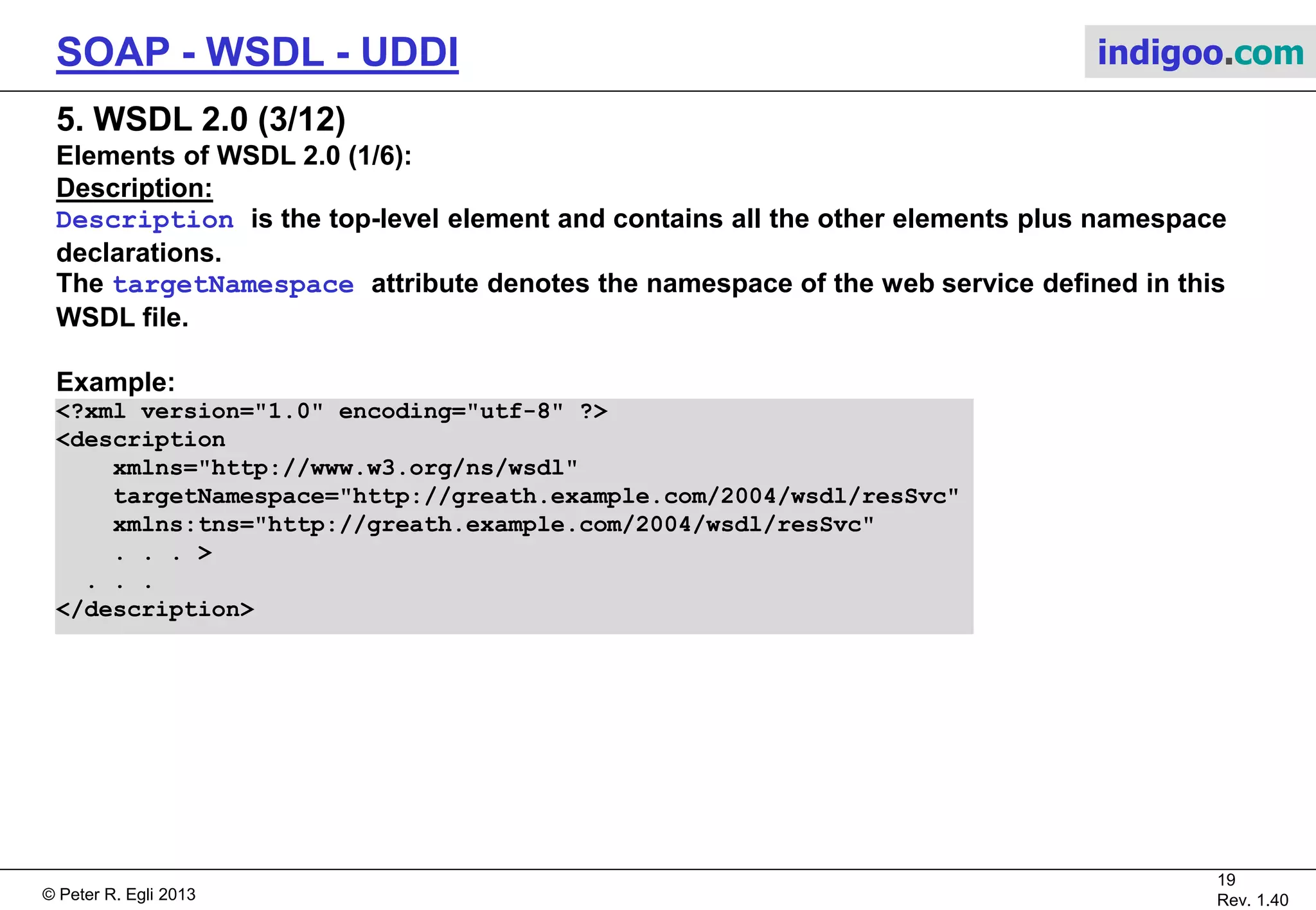 Web Services (SOAP, WSDL, UDDI) | PDF
