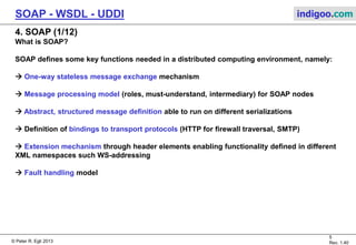 Web Services (SOAP, WSDL, UDDI) | PDF