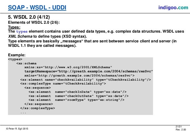 Web Services Soap Wsdl Uddi