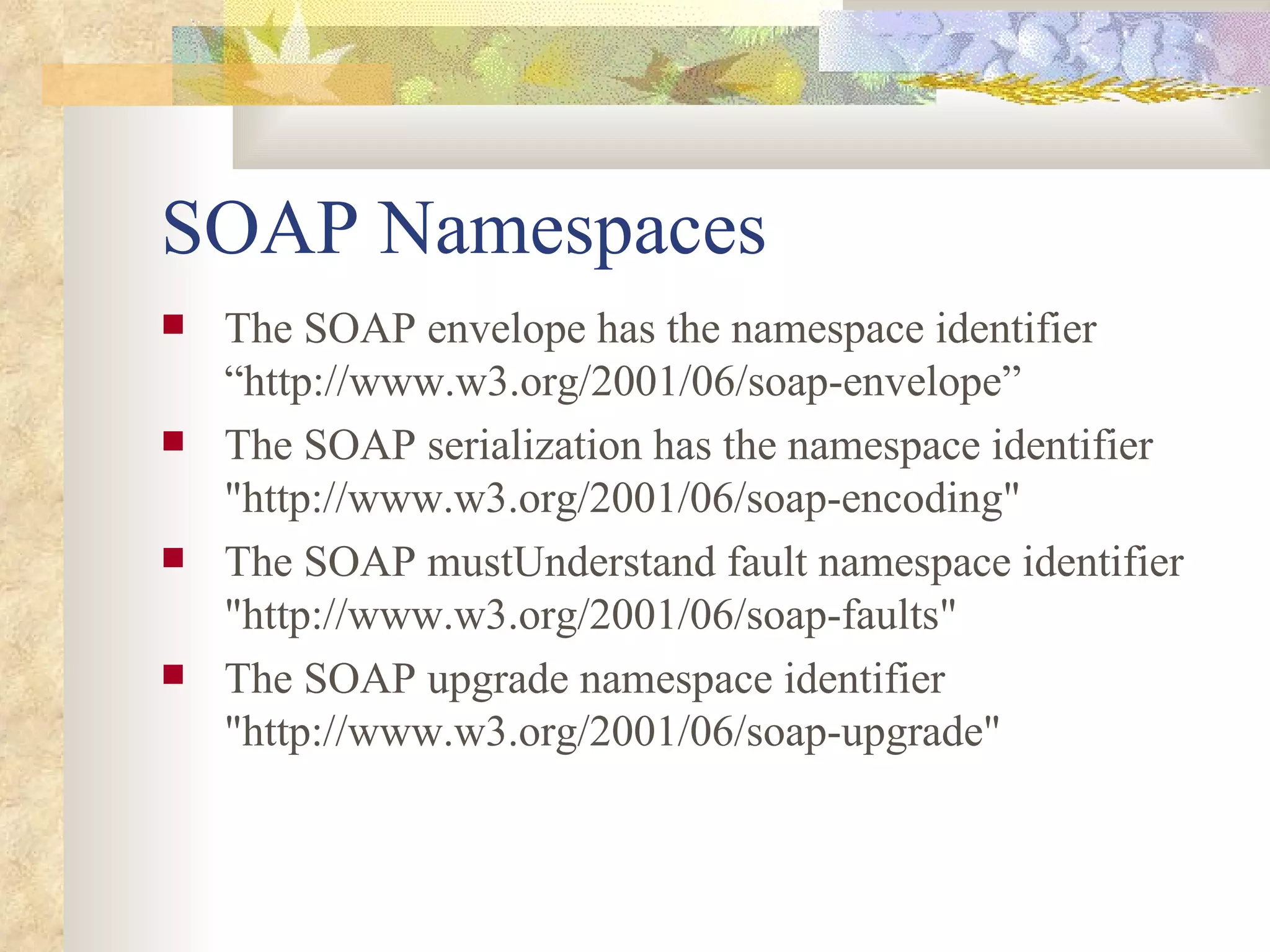 SOAP Overview | PPT