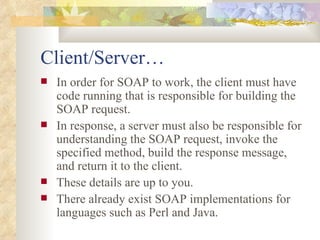 SOAP Overview | PPT