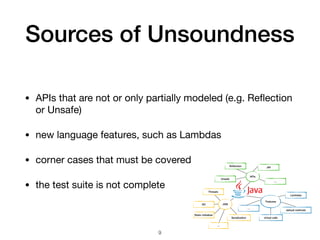 Systematic Evaluation of the Unsoundness of Call Graph Algorithms for Java | PPT
