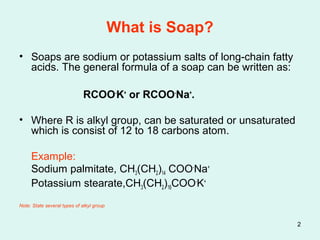 Soap and detegents | PPT