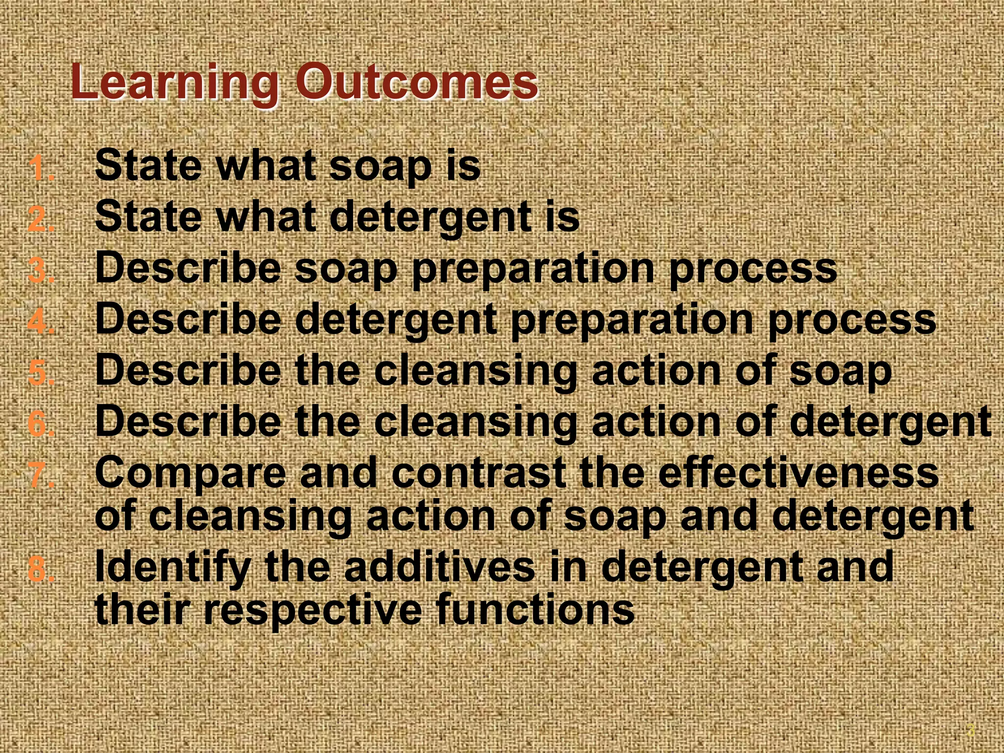 Soap and detergent | PPTX