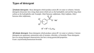 Soap and detergent,Soaps & Detergents | PPTX