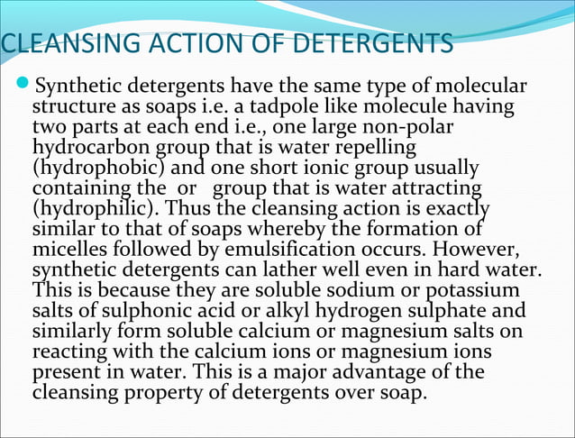 Soap and detergents | PPT