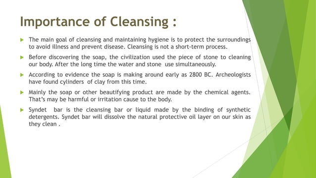 Role of Soap based and synthetic or syndets bar | PPTX | Candle and ...