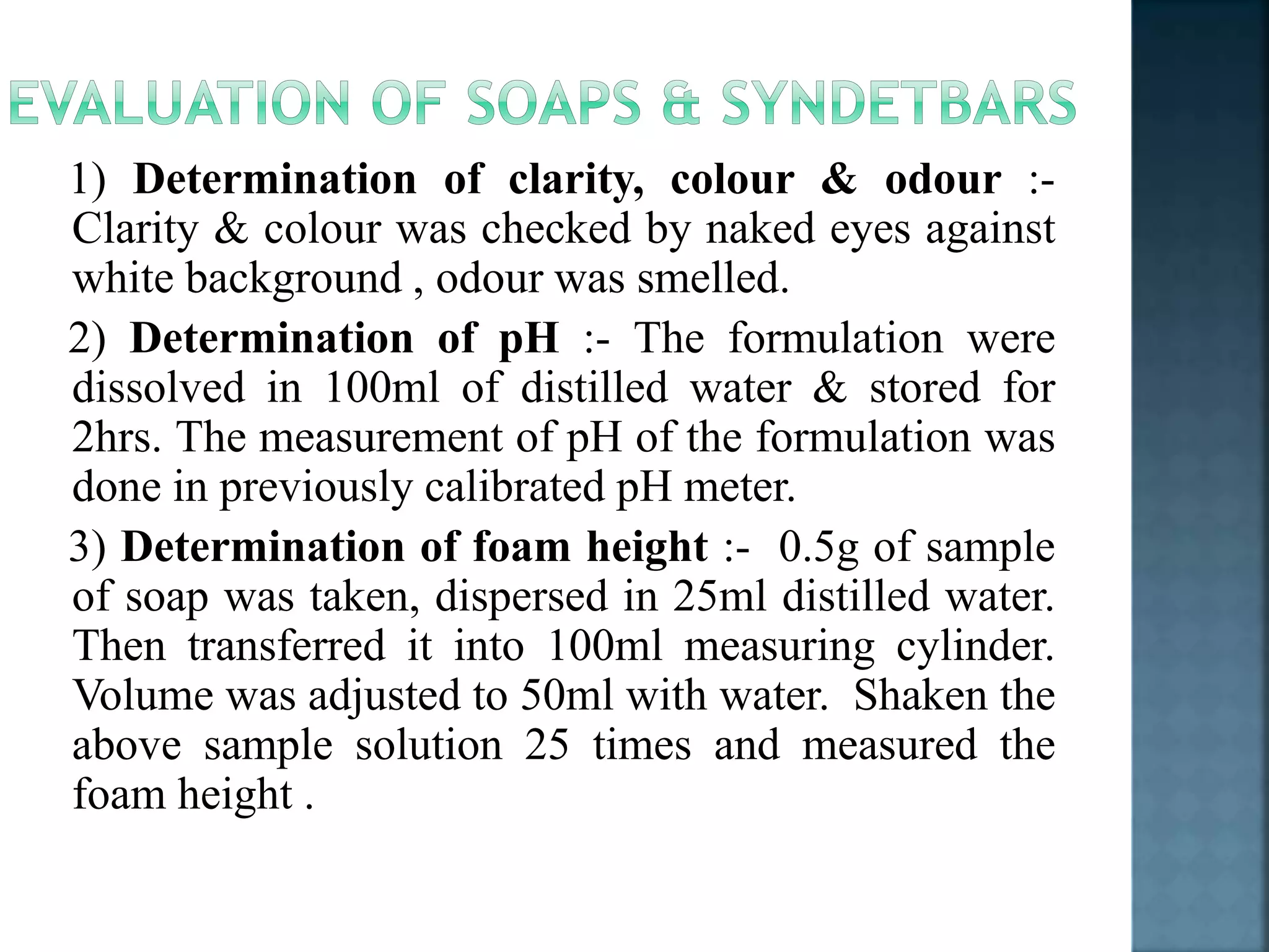 Soap and syndet bars evolution and skin benefits | PPTX