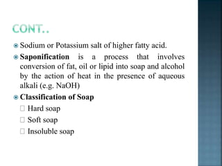Soap and syndet bars evolution and skin benefits | PPTX