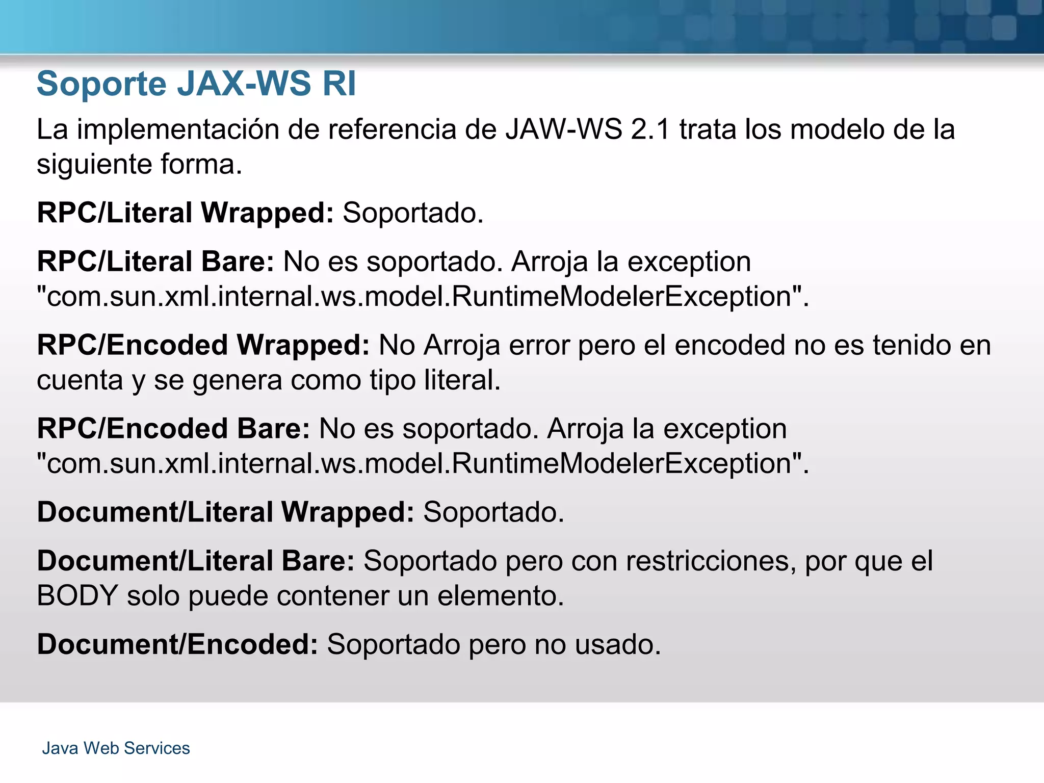 Java Web Services - SOAP Binding | PPT