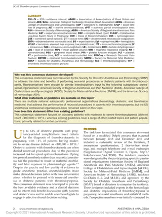 Soap consensus statement thrombocytopenia 2021 | PDF | Pregnancy ...
