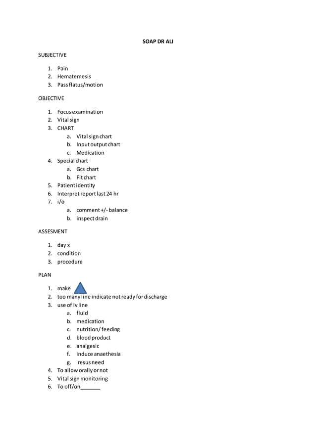 SOAP APPROACH | DOCX