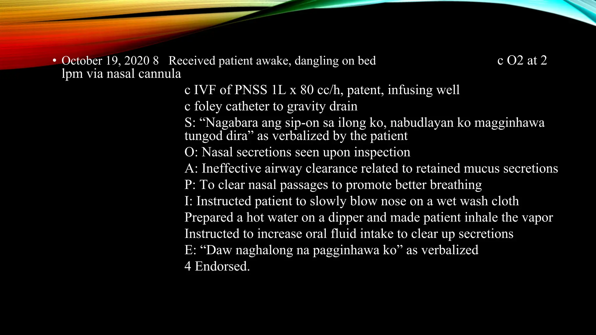 subjective, objective, assessment, plan, intervention, and evaluation ...