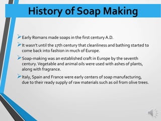 Soap industry | PPTX